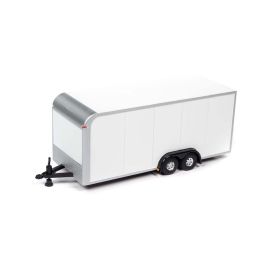 AUTO WORLD 1/64scale Closed Trailer White [No.AWSP072A] - KYOSHO minicar